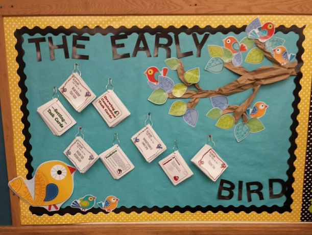 Early Bird Task Card Bulletin Board E-X-P-A-N-D-E-D! – Mrs. B's Best